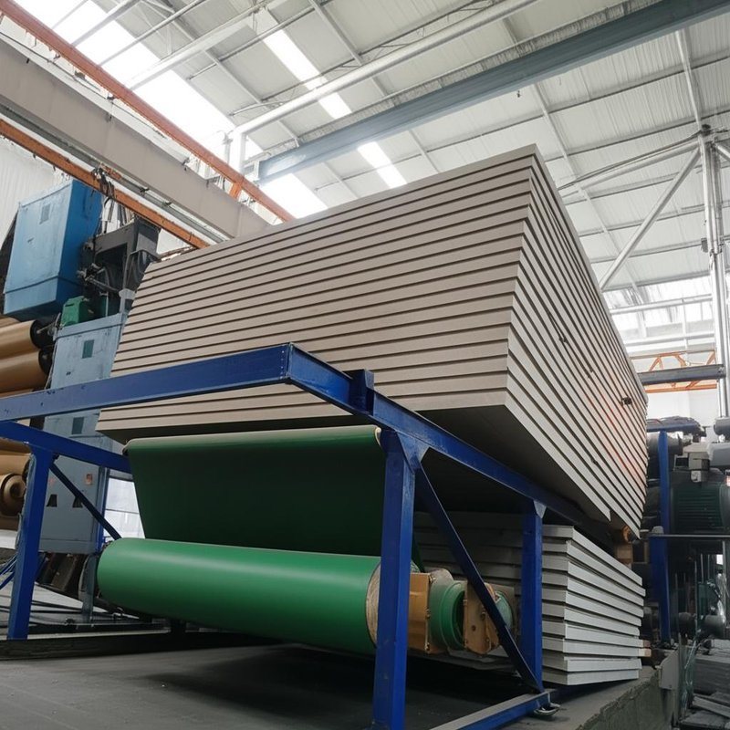 1200mm Board Width Custom Fiber Cement Panel Production Line for Long ...