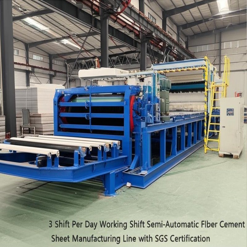 3 Shift Per Day Working Shift Semi-Automatic Fiber Cement Sheet ...